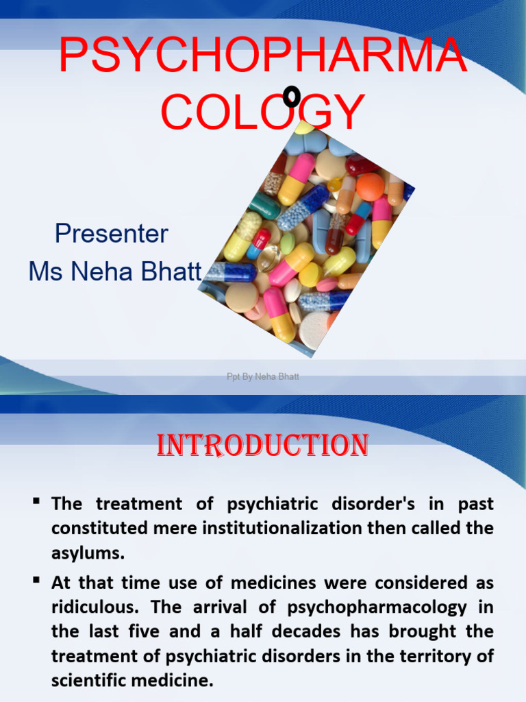 Psychopharmacology 170705090539 | PDF | Antipsychotic | Antidepressant