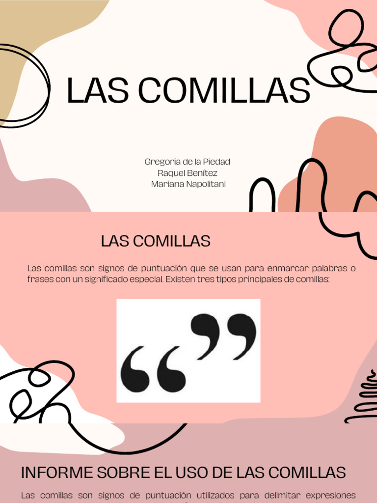 Las Comillas | PDF | Comillas | Puntuación