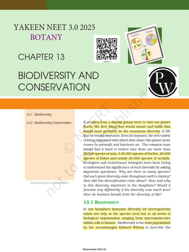 67cc70ac38ba6c69b14e0504 - ## - Biodiversity and Its Conservation ...