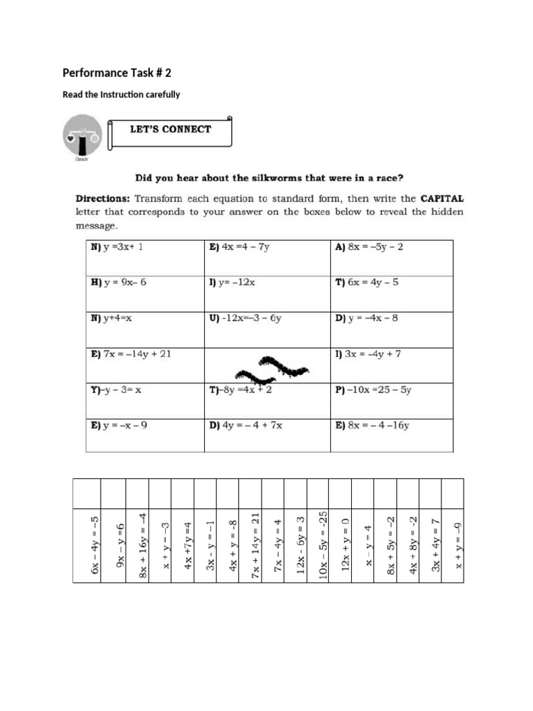 Performance Task # 3 | PDF