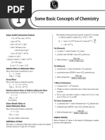 Stoichiometry Formula Cheat Sheet | PDF