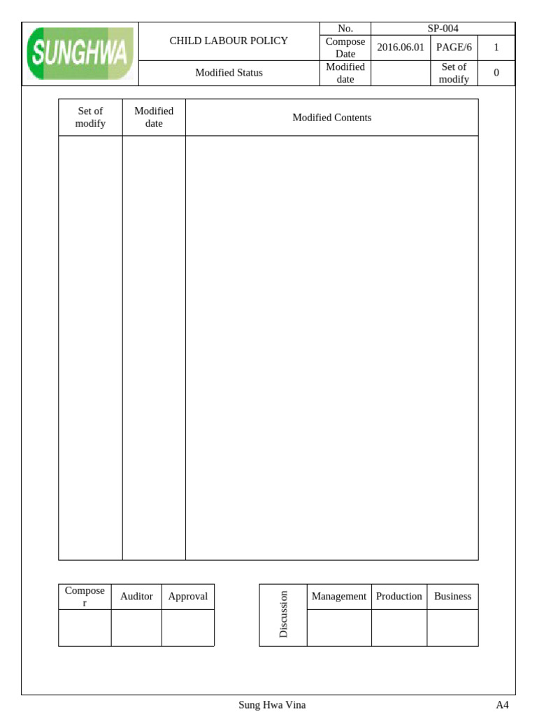 Child Labour Policy Overview | PDF | Child Labour | Identity Document