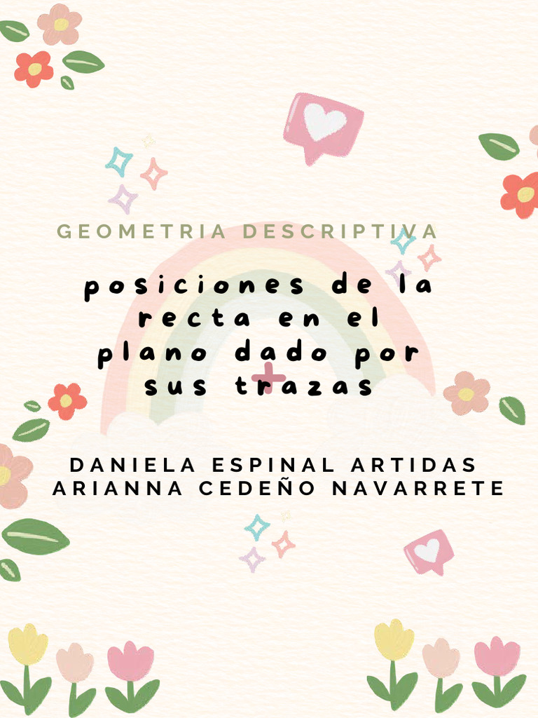 Pink Sage Green Cute Portfolio Cover Page Document A4-Comprimido | PDF