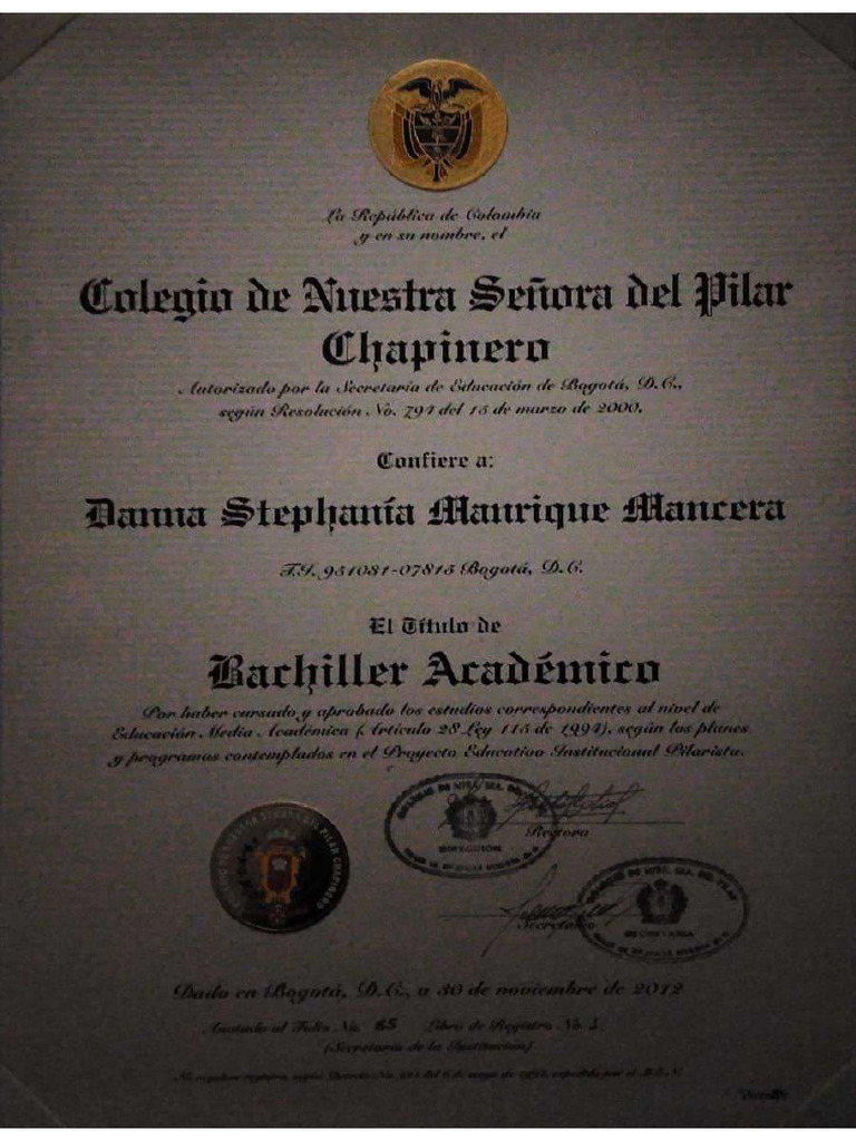 Diploma | PDF
