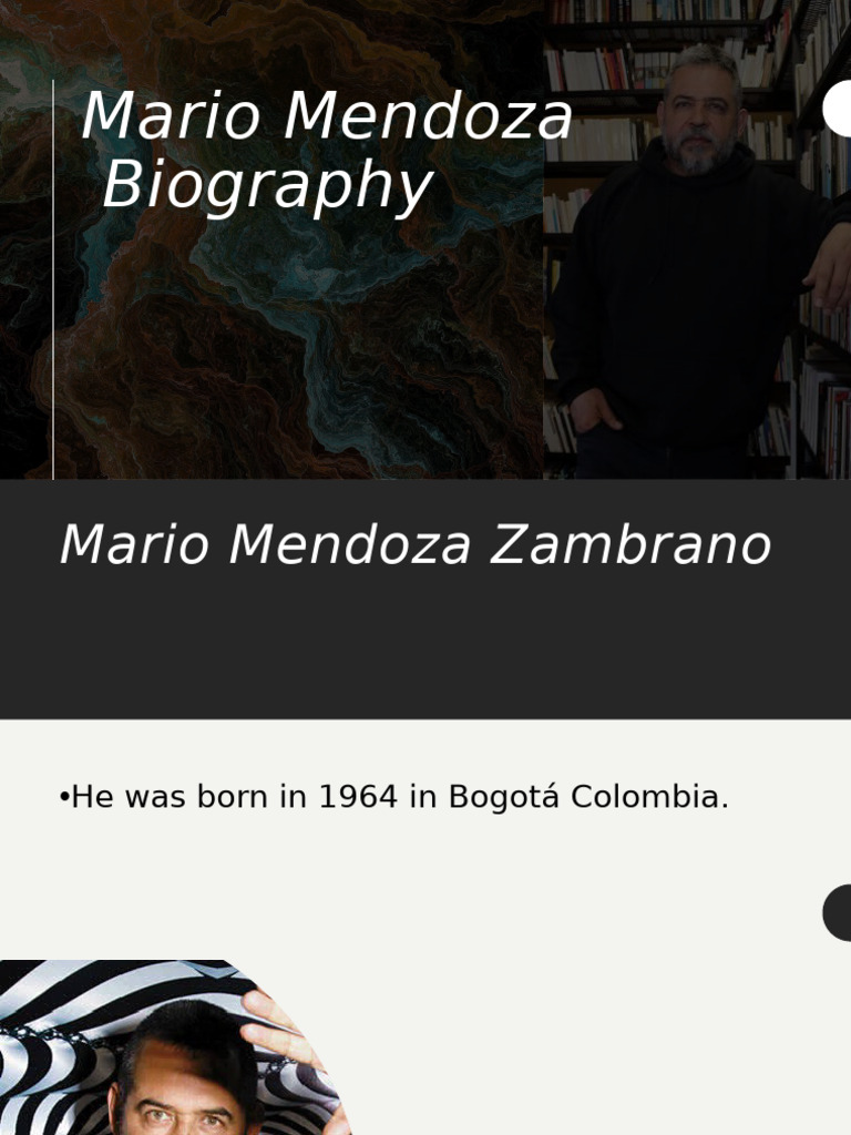 Mario Mendoza BIography | PDF