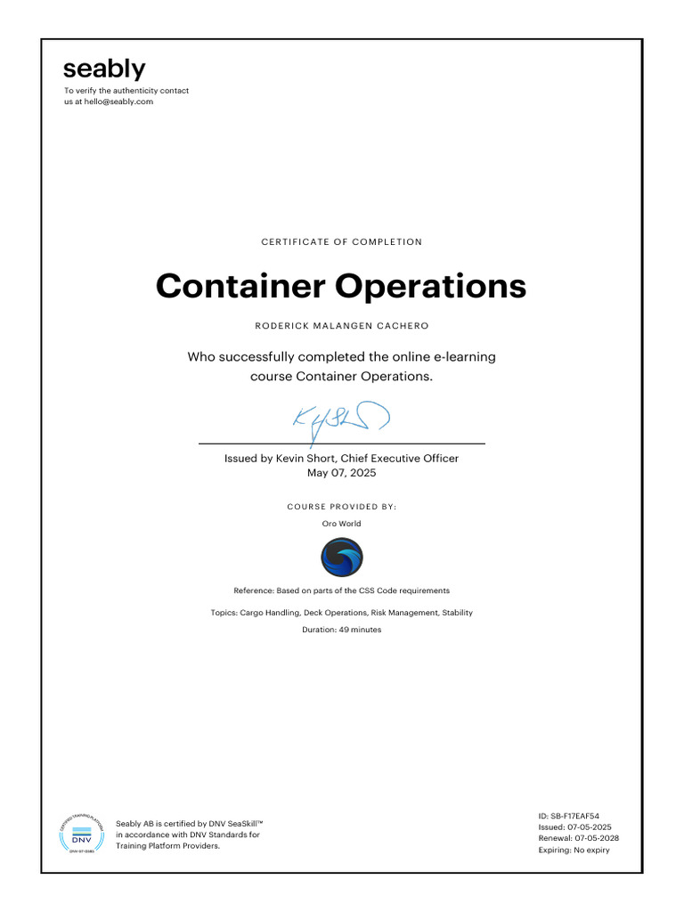 Container Operations | PDF