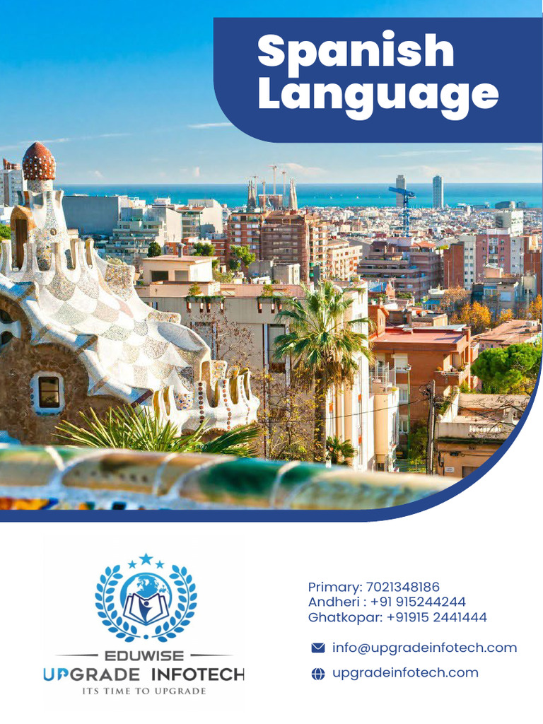 Spanish Brochure Eduwise Upgrade Infotech | PDF | Communication | Learning