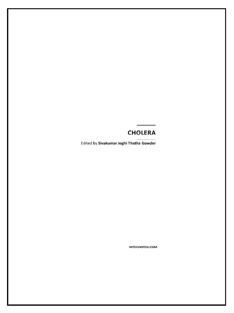 Cholera Sivakumar Joghi Thatha Gowder download | PDF | Spatial Analysis | Cholera
