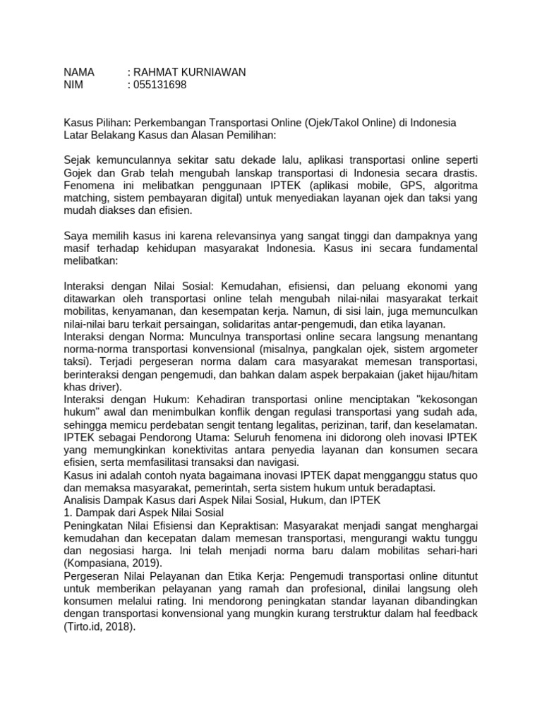 TUGAS 3 ILMU SOSIAL DAN BUDAYA DASAR | PDF