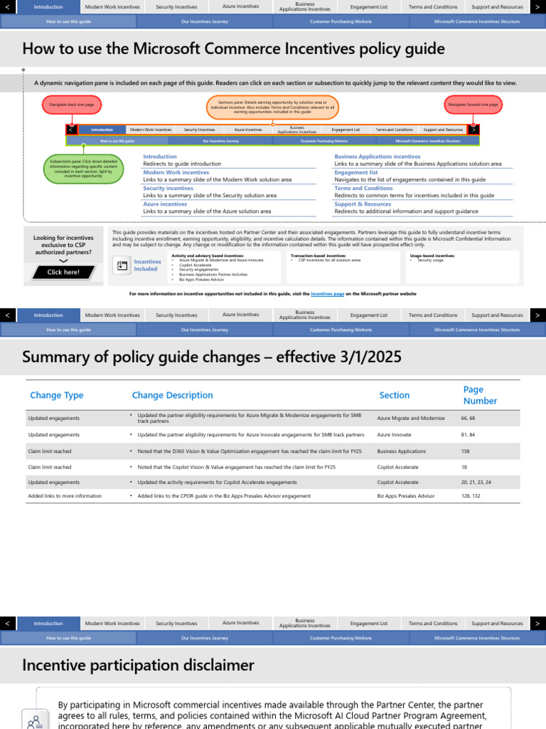 Microsoft Commercial Partner Incentives Guide (1march2025) | PDF ...
