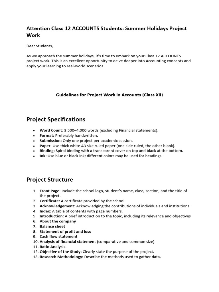 Project Overview 12 Accounts | PDF | Methodology