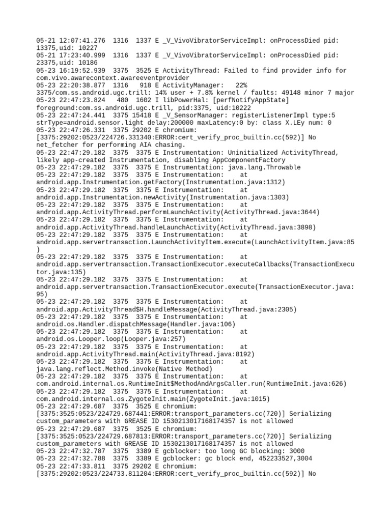 Log | PDF | System Software | Computer Science