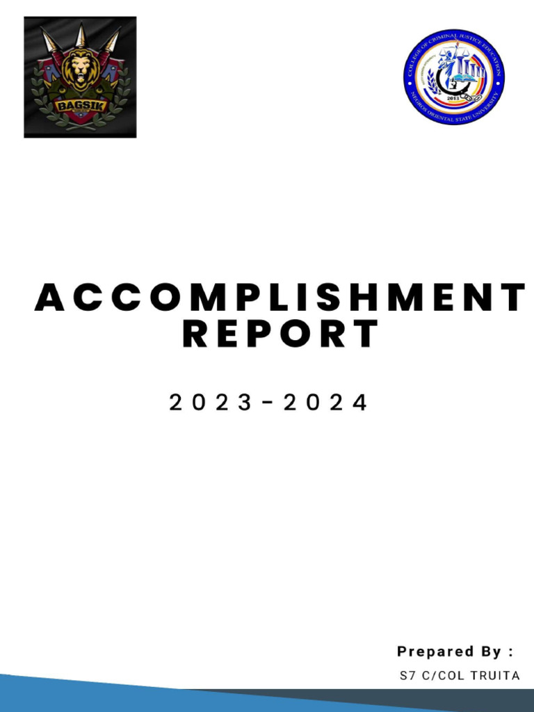 CTU-ACCOMPLISHMENT-REPORT (2023-2024) 81 Pages | PDF | Leadership ...