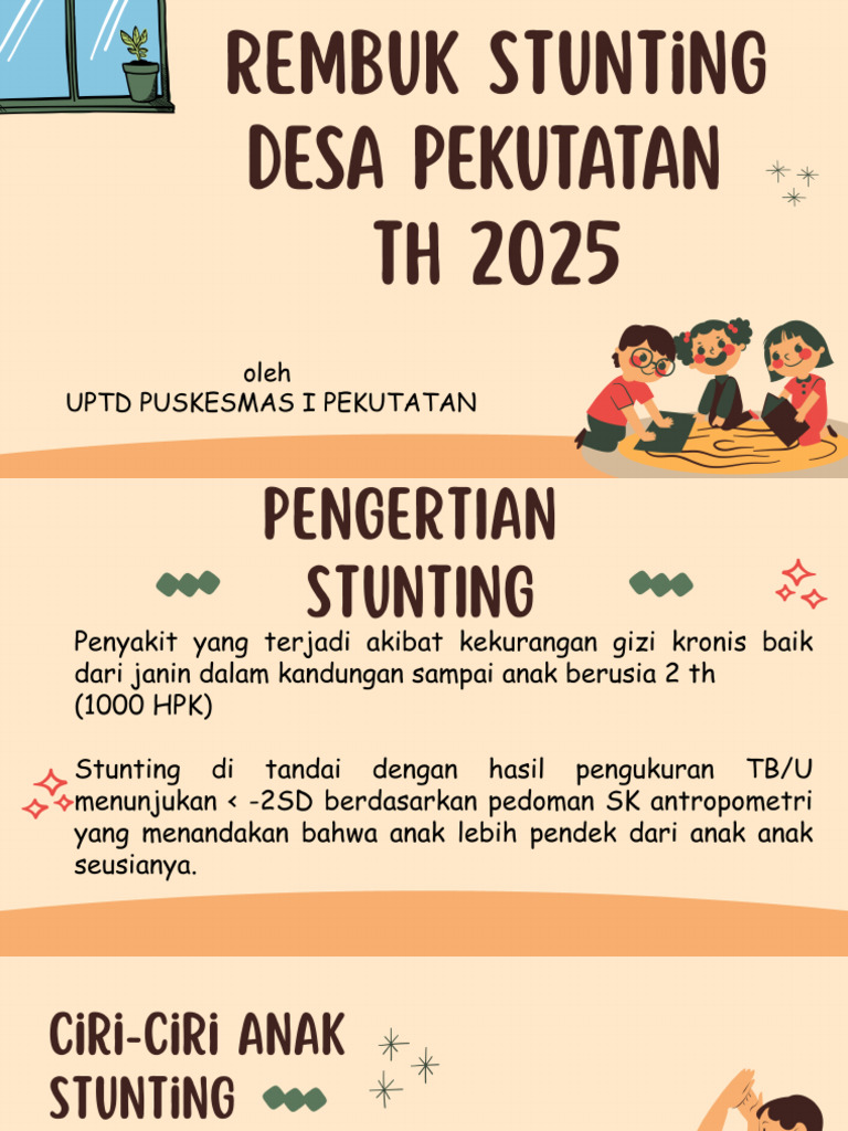 Rembuk Stunting Pekutatan | PDF