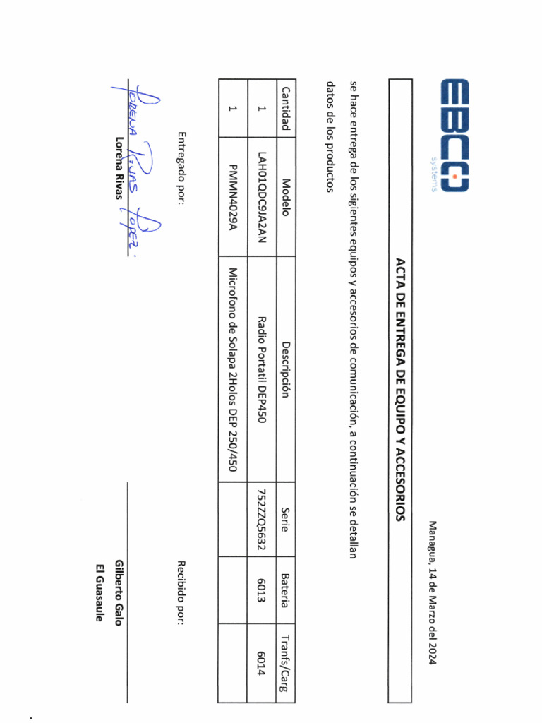 Acta Radio y Solapa | PDF