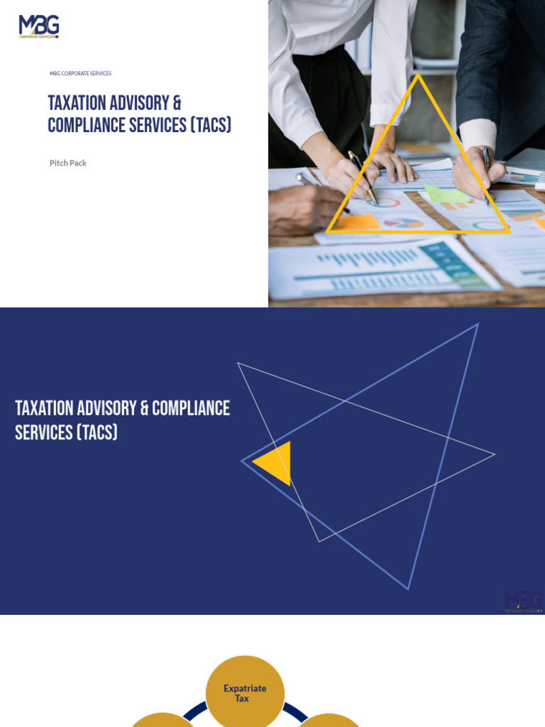 1 Direct Tax Sevices - MBG Corporate Services - All - Updated | PDF ...