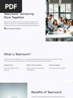 Teamwork | PDF