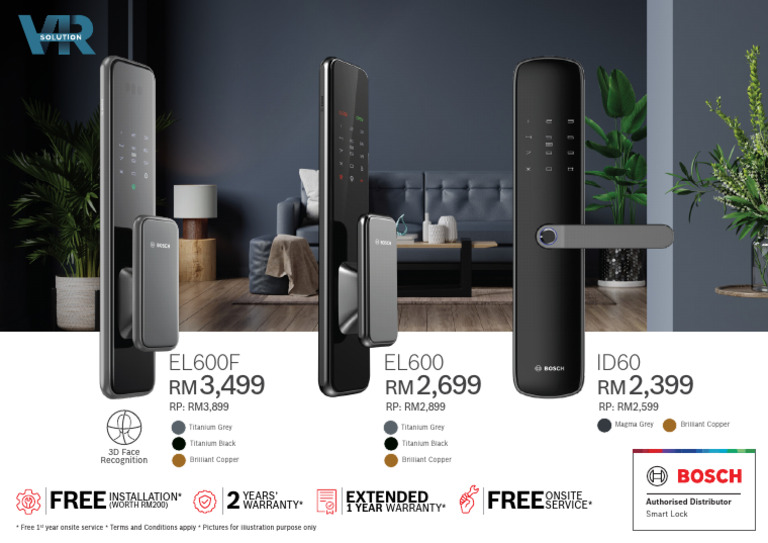 Price List - Bosch Smart Lock | PDF