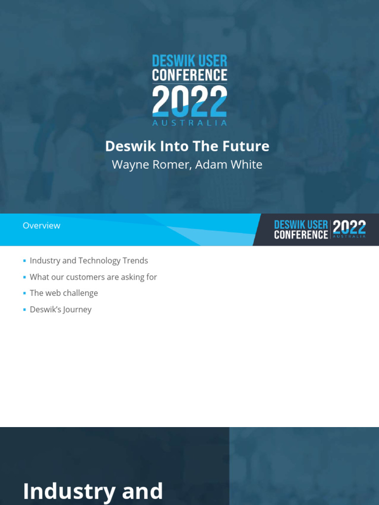 Deswik Into The Future | PDF | Information Technology | Computing