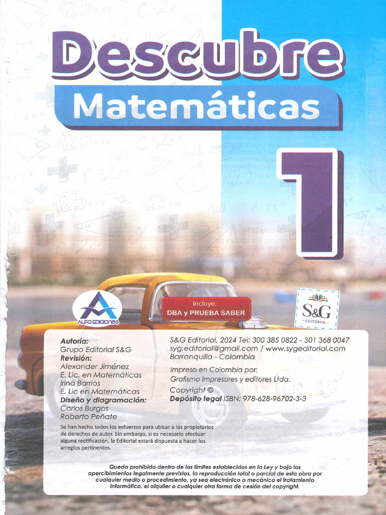 Descubre Matematica 1 | PDF