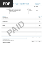 Contoh Resit | PDF | Receipt | Business