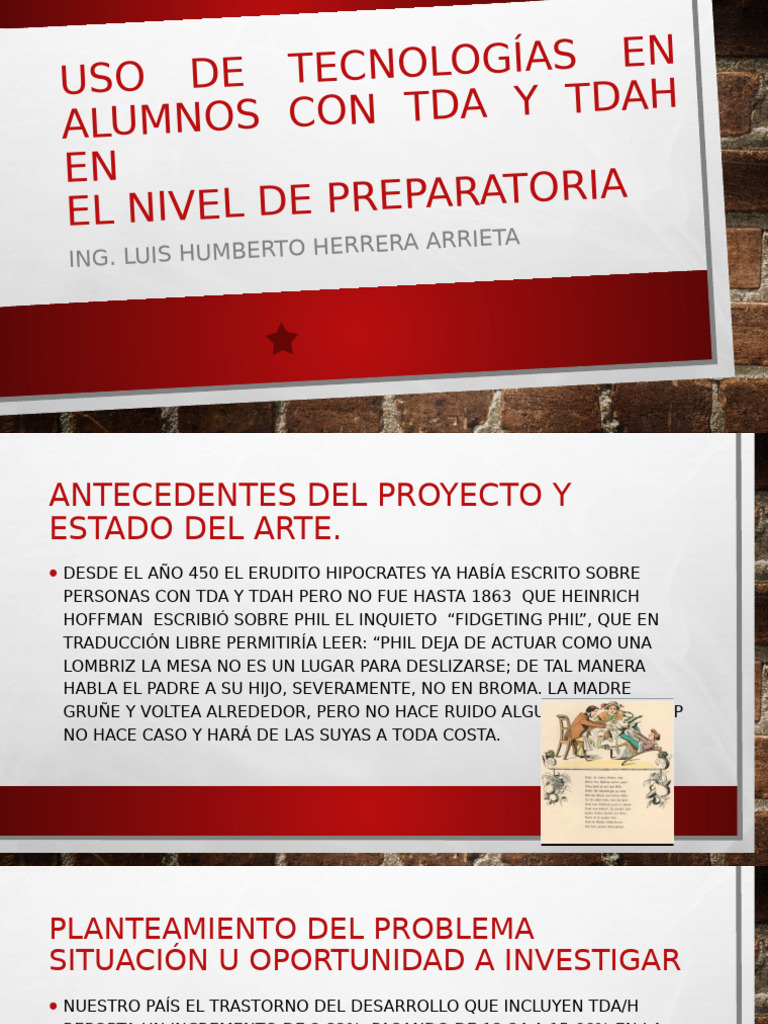 Uso de Tecnologías en Alumnos Con Tda | PDF | Desorden hiperactivo y deficit de atencion ...