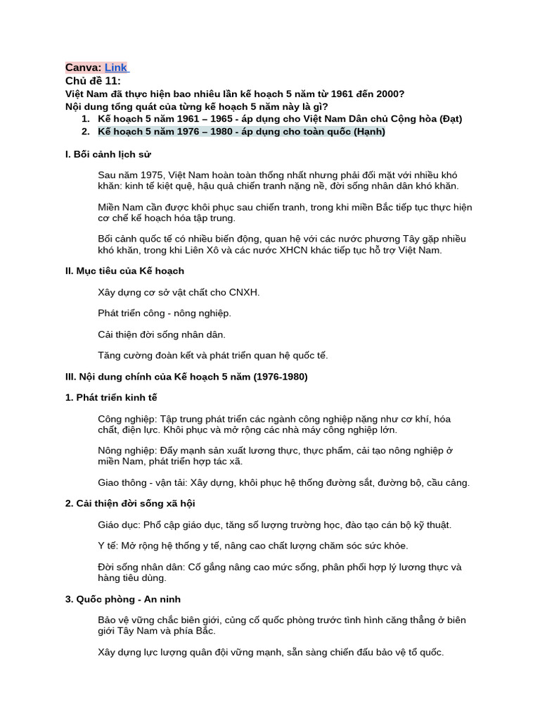 Chủ đề 11 - VNR | PDF