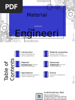 Material Engineering PPT Template Template by EaTemp | PDF | Materials Science | Engineering