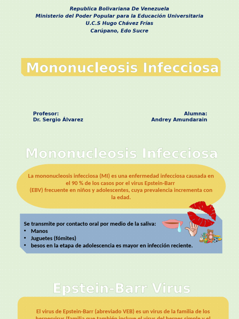 Mononucleosis Infecciosa | PDF | Enfermedades virales | Ciencias de la Salud