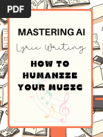 Suno Prompt Manual | PDF | Song Structure | Tempo