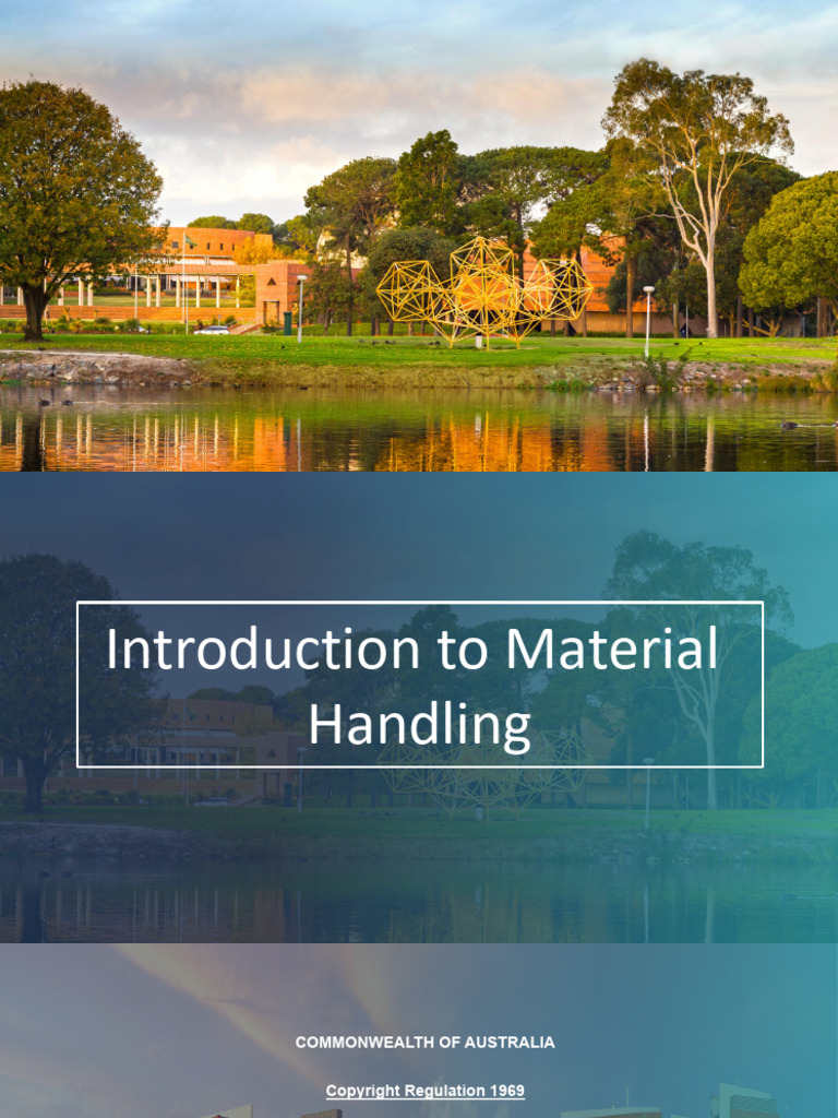 L1 - Introduction To Material Handling | PDF | Belt (Mechanical) | Truss