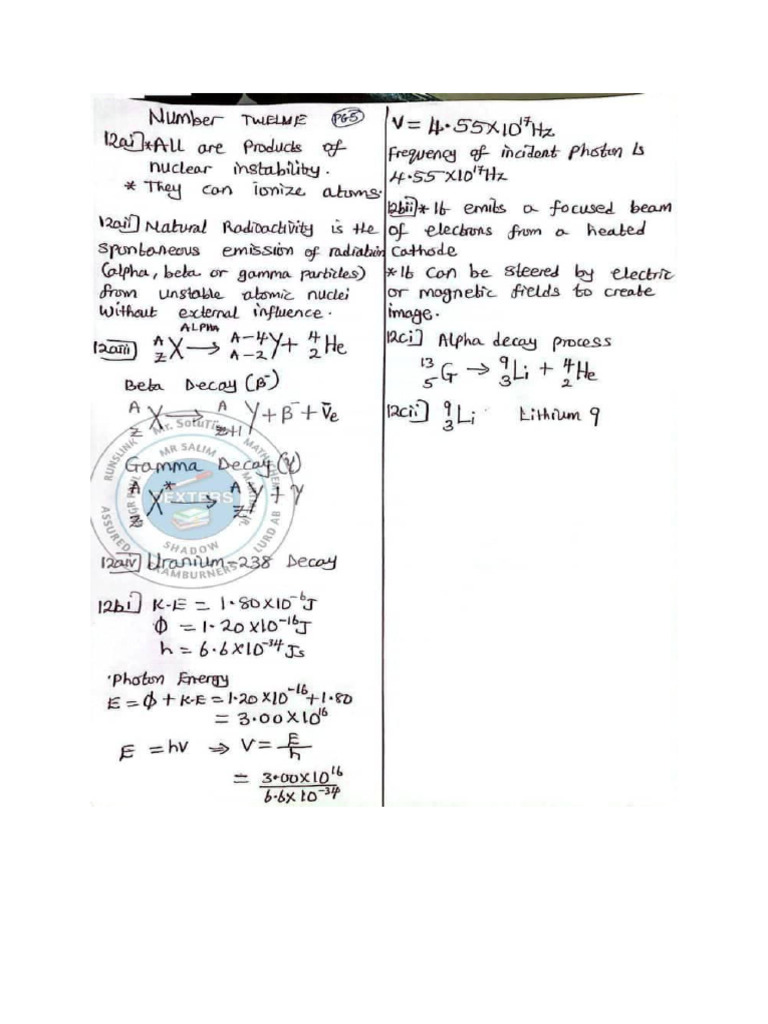 Physics 2025 Theory 1 | PDF