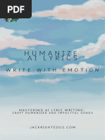 Suno Prompt Manual | PDF | Song Structure | Tempo