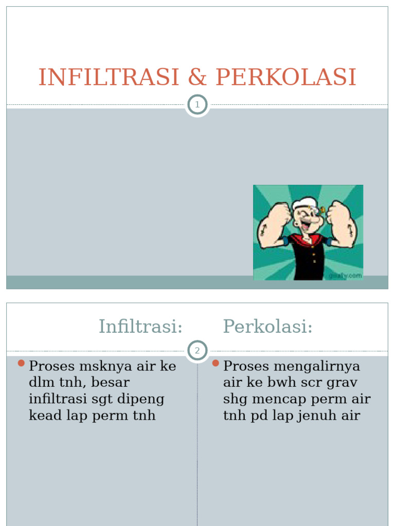 6 Infiltrasi-Perkolasi | PDF