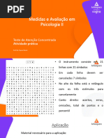 Teste de Atenção Concentrada (AC) | PDF