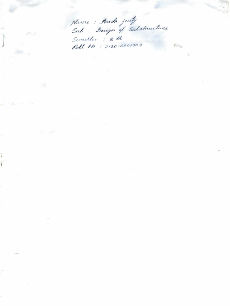 DESIGN OF SUBSTRUCTURE | PDF