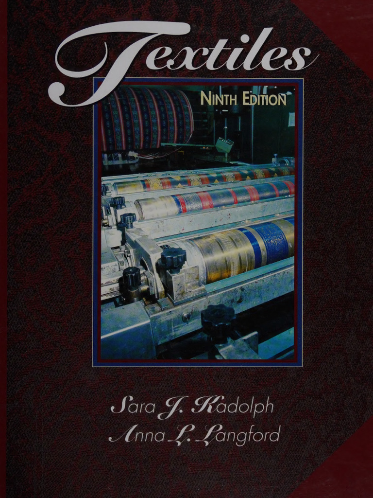 Textiles - Sara J Kadolph | PDF | Textiles | Yarn