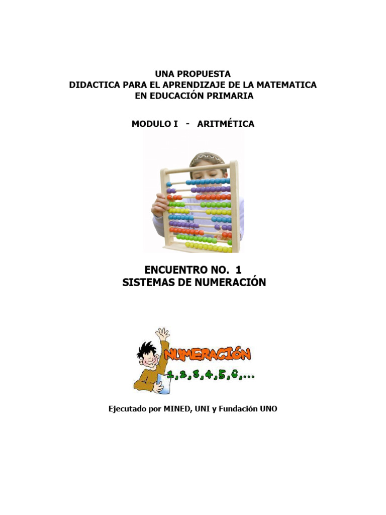 Encuentros 1 y 2 Modulo I Primaria-1 | PDF | Entero | Aritmética