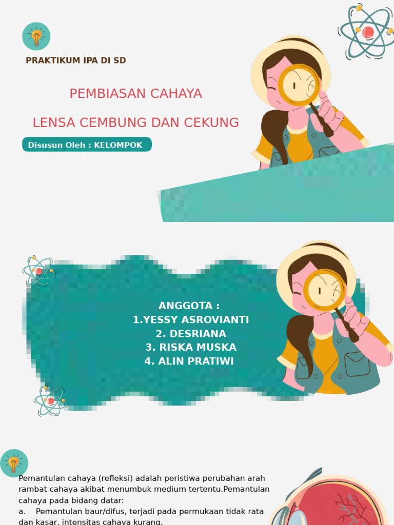 Alat Optik Presentasi KELOMPOK 2 | PDF