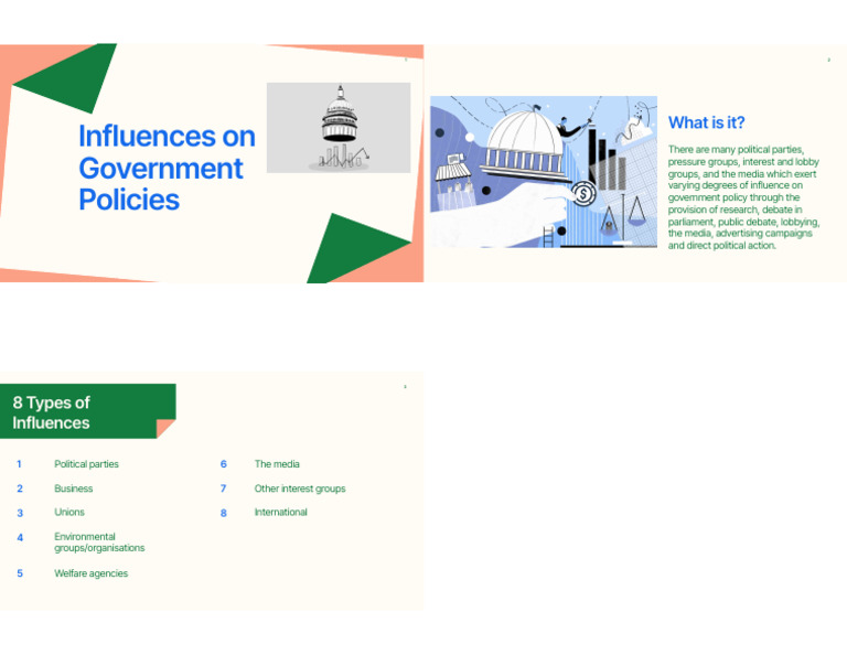 Influences On Government Policies | PDF