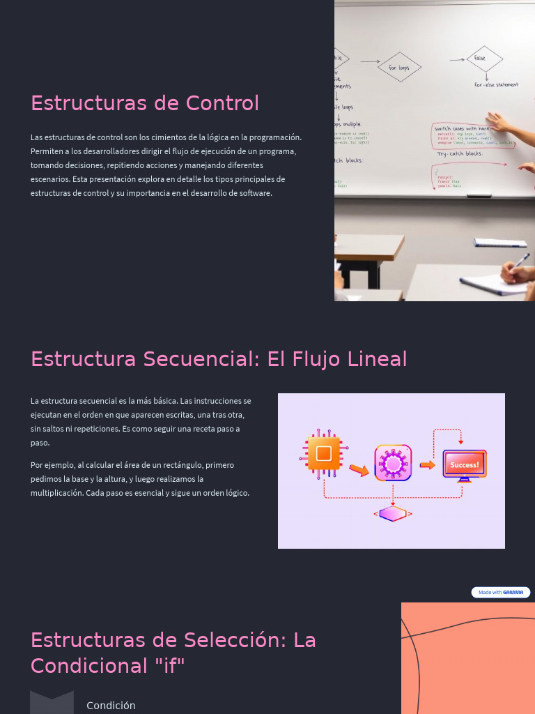 Estructuras de Control | PDF | Flujo de control | Ingeniería de software