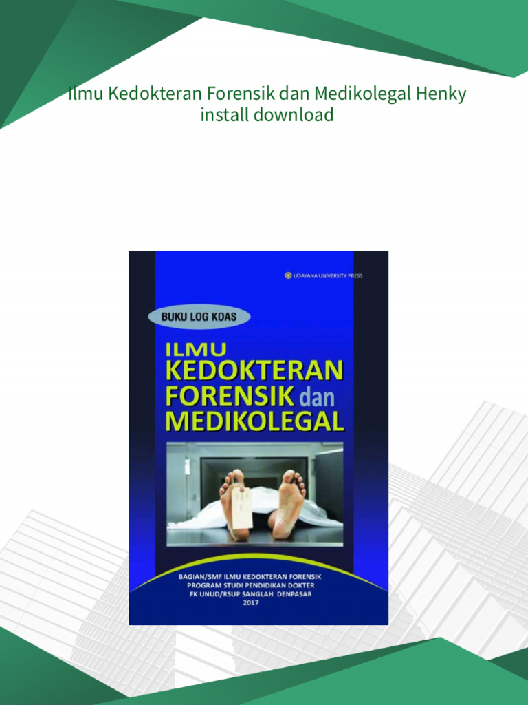 Panduan Ilmu Kedokteran Forensik | PDF