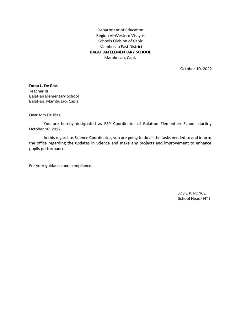 Letter To Jocemar | PDF