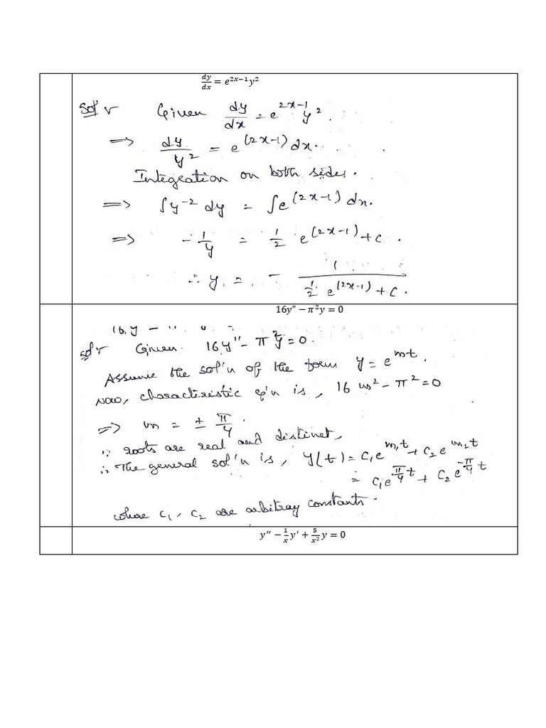 Mathematics-II-question Bank-2 | PDF