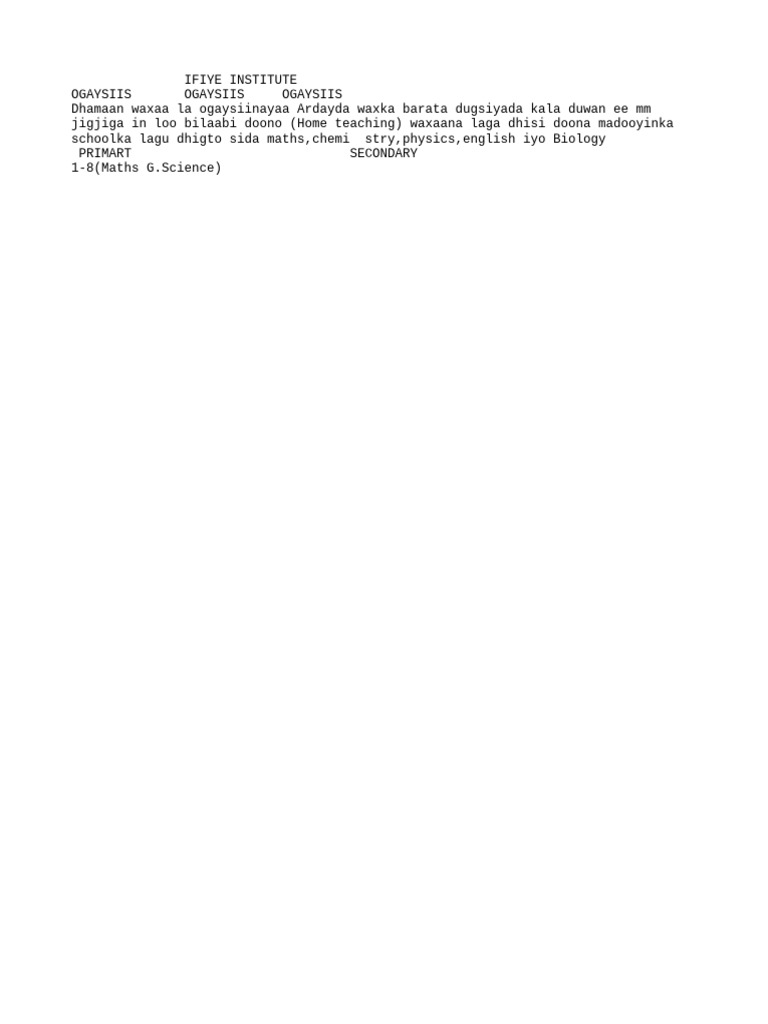 Ifiye Institute | PDF