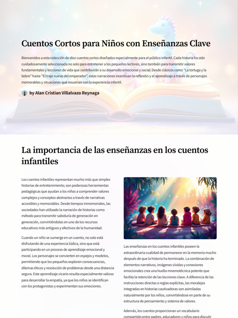 Cuentos Cortos para Ninos Con Ensenanzas Clave | PDF | Oveja | El patito feo