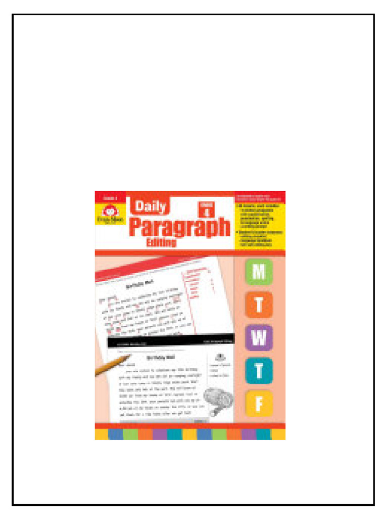 Daily Paragraph Editing Grade 4 Evanmoor Educational Publishers ...