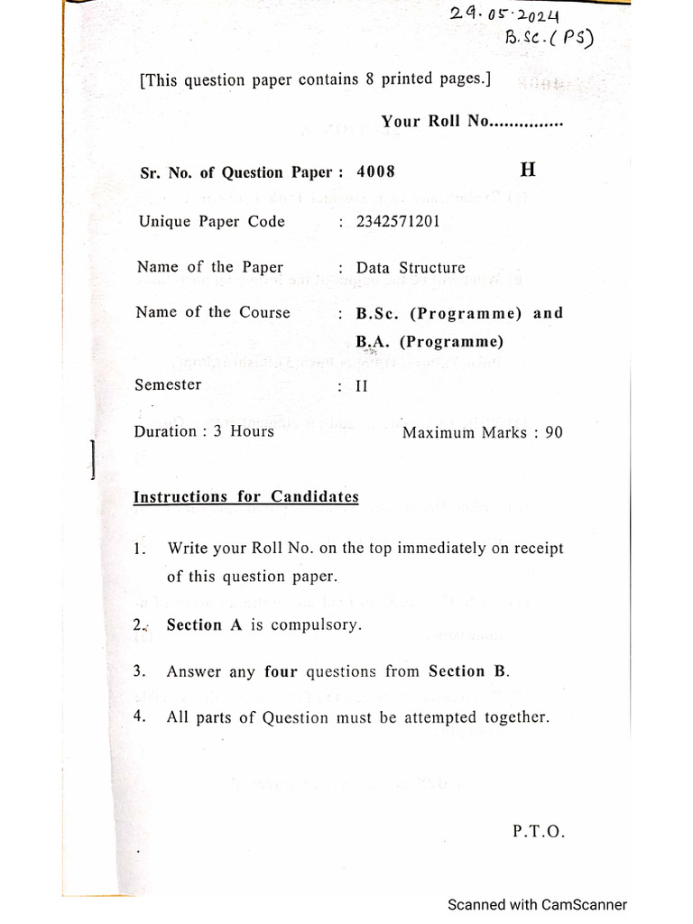 NEP - Data Structure - 29 May2024 | PDF