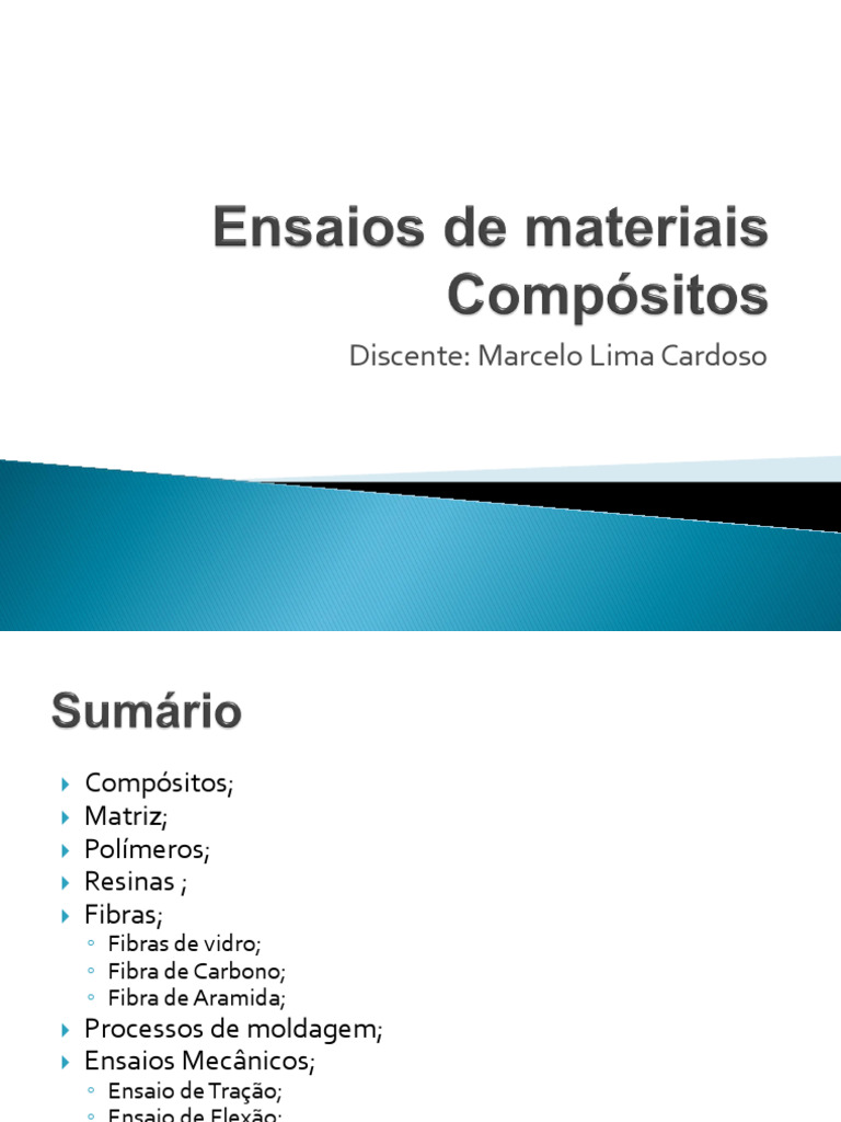 Materiais Compósitos: Estruturas e Propriedades | PDF | Material ...