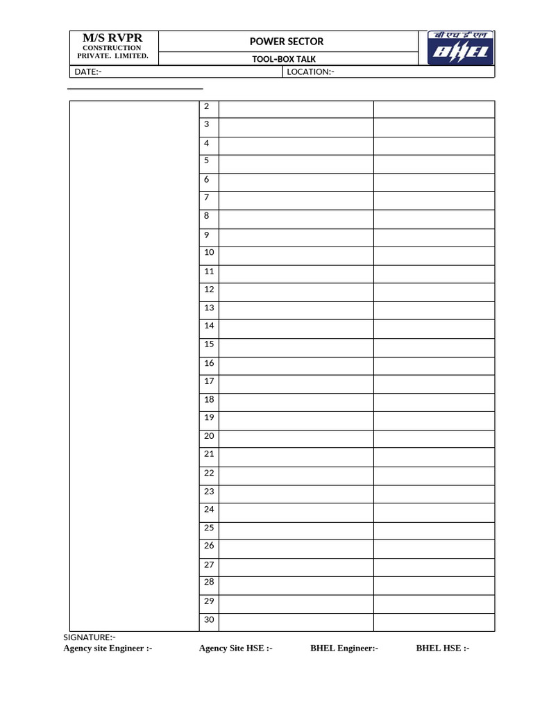 Tbt Blank Format Pdf